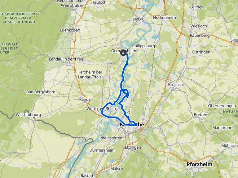 Germersheim - Wörth - Karlsruhe - Leopoldshafen - Germersheim ...
